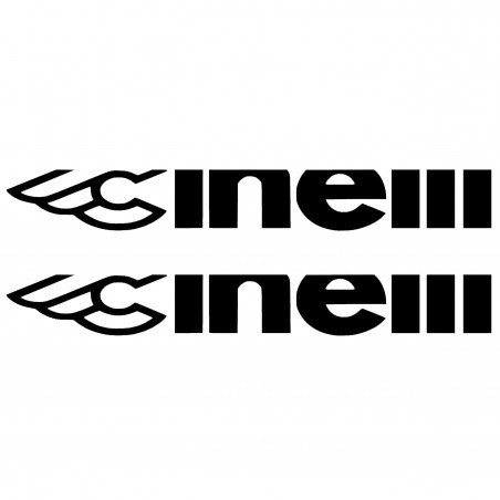 2 Stickers Cinelli - Top Qualité, Fabrication Française
