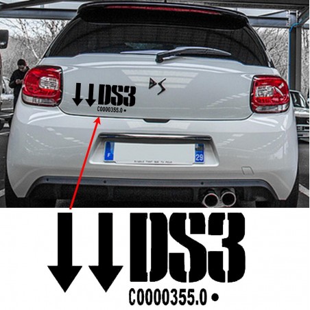 Sticker de Coffre DS3